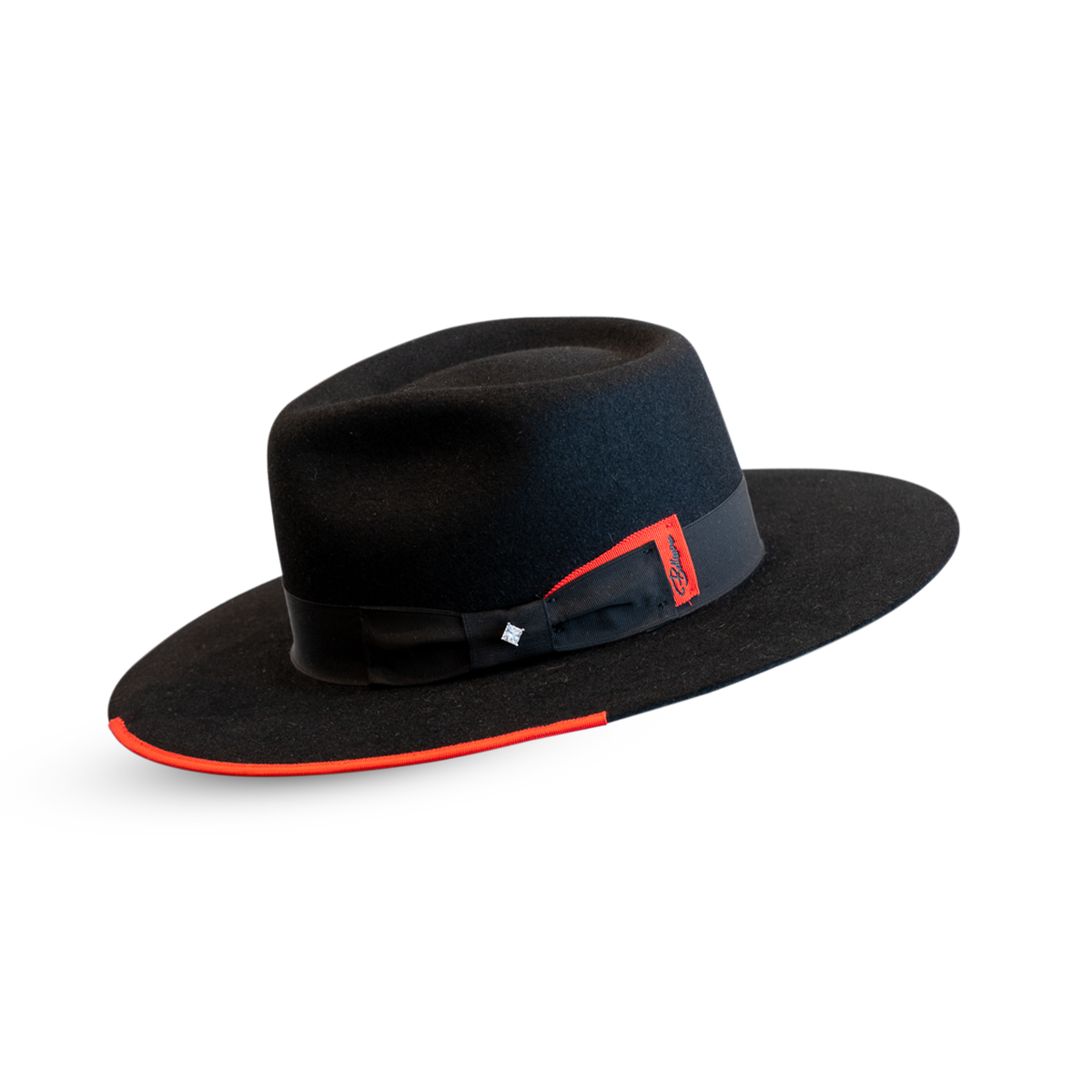 Stud - Black and Red – Bellissimo Hats