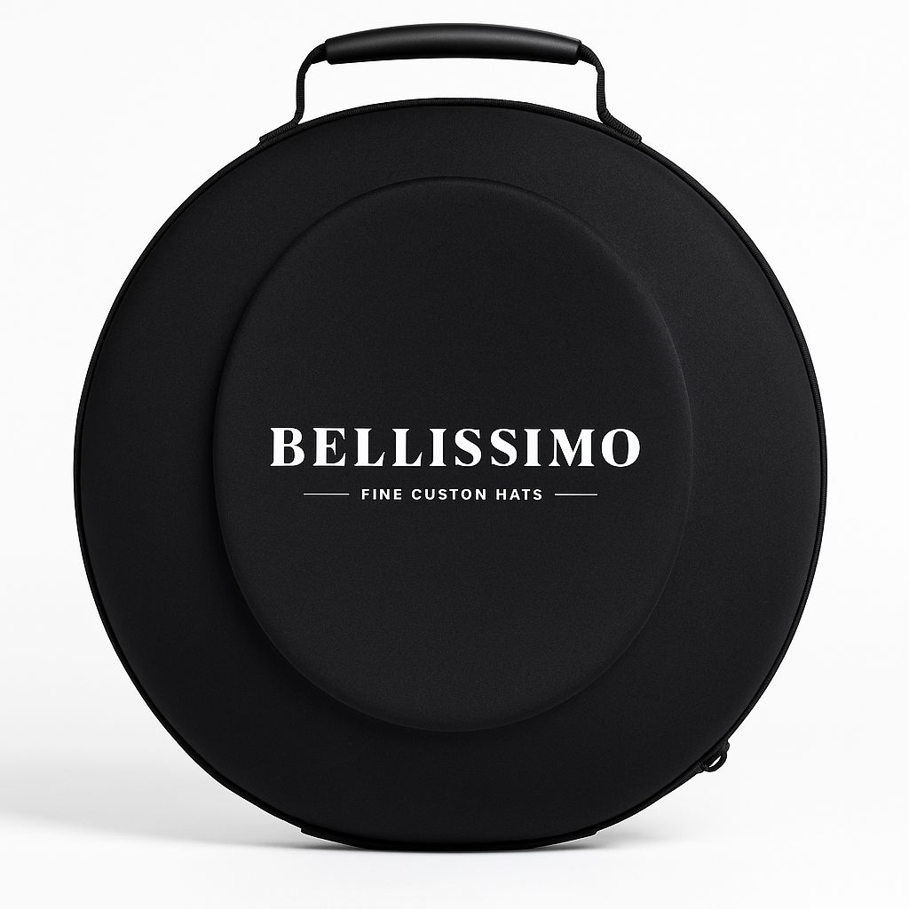 Hat Box Travel Fedora Case Universal Carrier for Hats Carry On Bag Men ...