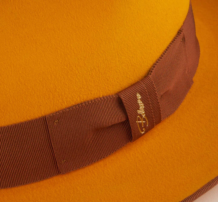 The Fox Fedora - Sunset Orange – Bellissimo Hats